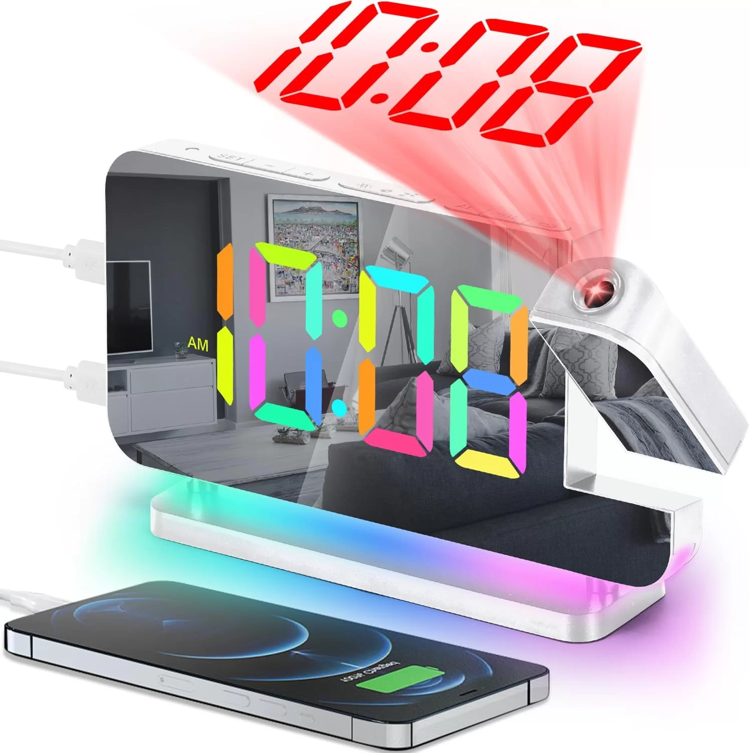 Projection Alarm Clock » cartech.tech